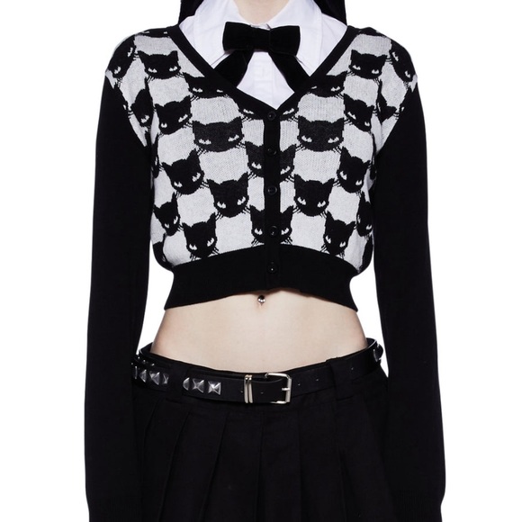 Dolls Kill | Sweaters | Dolls Kill X Emily The Strange Cardigan | Poshmark